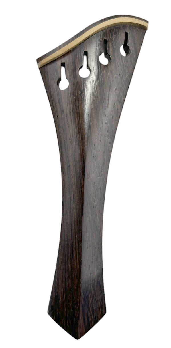 Viola Tailpiece-Harp-Rosewood-White saddle-135mm - Dov Music LLC